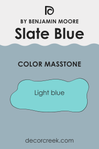 Slate Blue 1648 Paint Color by Benjamin Moore - DecorCreek