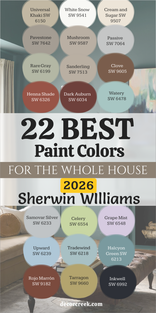 41 Best Paint Colors for the Whole House in 2026 - Designer-Approved ...