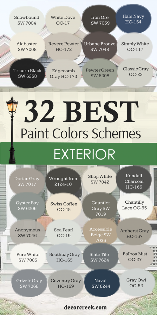 42 Best Exterior Paint Color Combo Ideas by Sherwin-Williams and ...