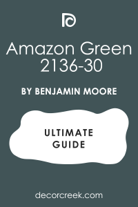 Amazon Green 2136-30 Paint Color by Benjamin Moore - DecorCreek