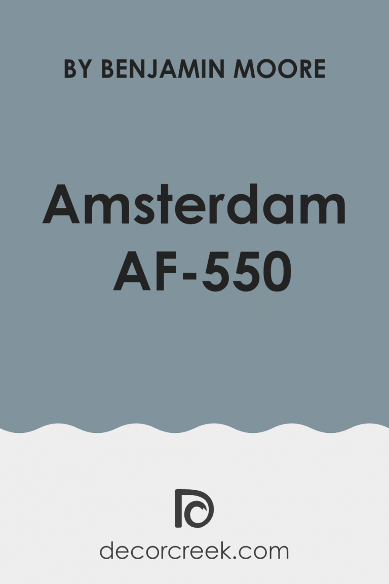 Amsterdam AF-550 Paint Color by Benjamin Moore - DecorCreek