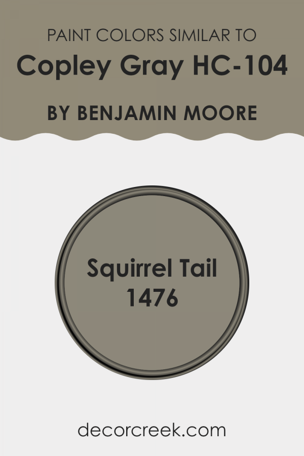 Copley Gray HC-104 Paint Color by Benjamin Moore - DecorCreek