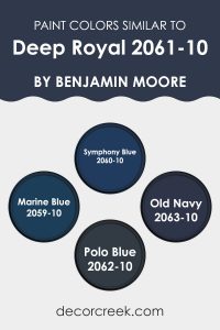 Deep Royal 2061-10 Paint Color by Benjamin Moore - DecorCreek