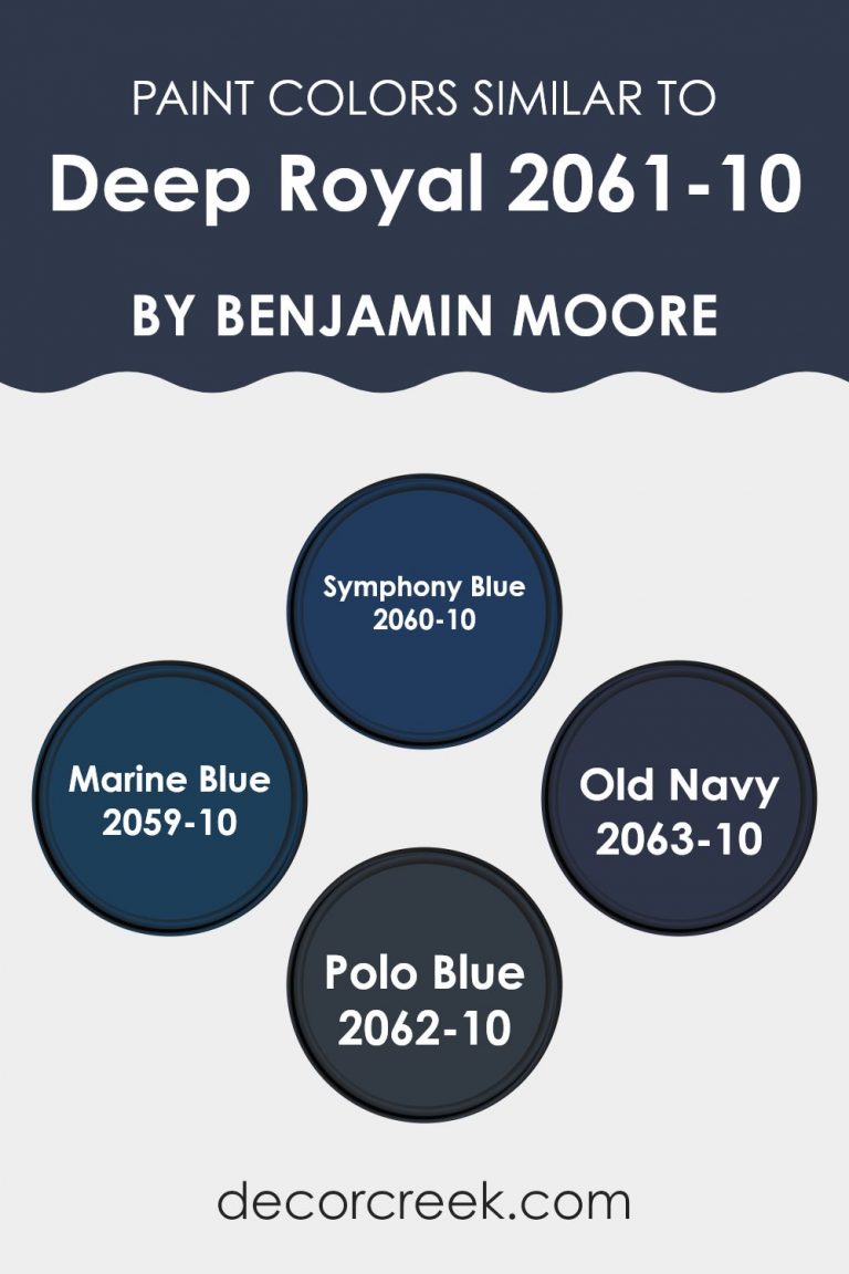 Deep Royal 2061-10 Paint Color by Benjamin Moore - DecorCreek