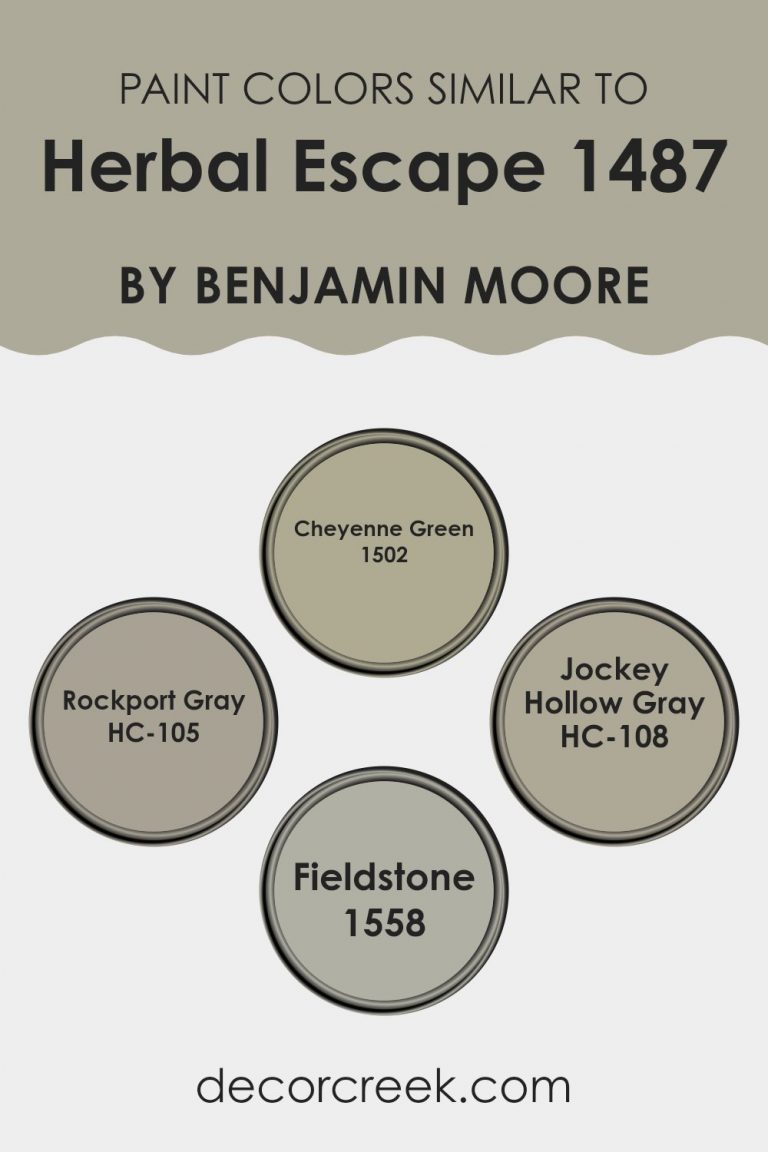Herbal Escape 1487 Paint Color by Benjamin Moore - DecorCreek
