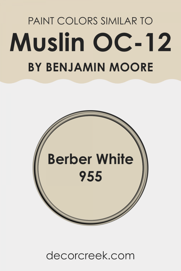 Muslin OC-12 Paint Color by Benjamin Moore - DecorCreek