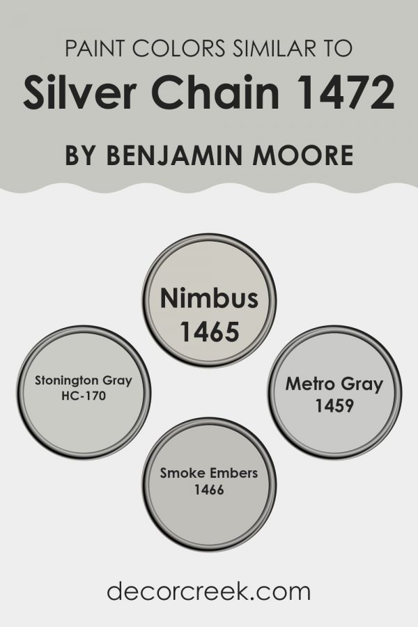 Silver Chain 1472 Paint Color by Benjamin Moore - DecorCreek