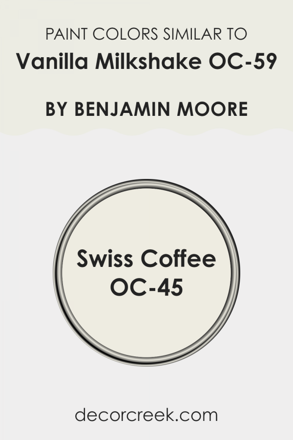 Vanilla Milkshake OC-59 Paint Color by Benjamin Moore - DecorCreek