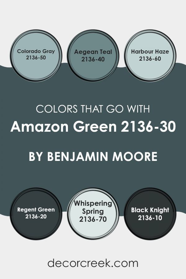 Amazon Green 2136-30 Paint Color by Benjamin Moore - DecorCreek