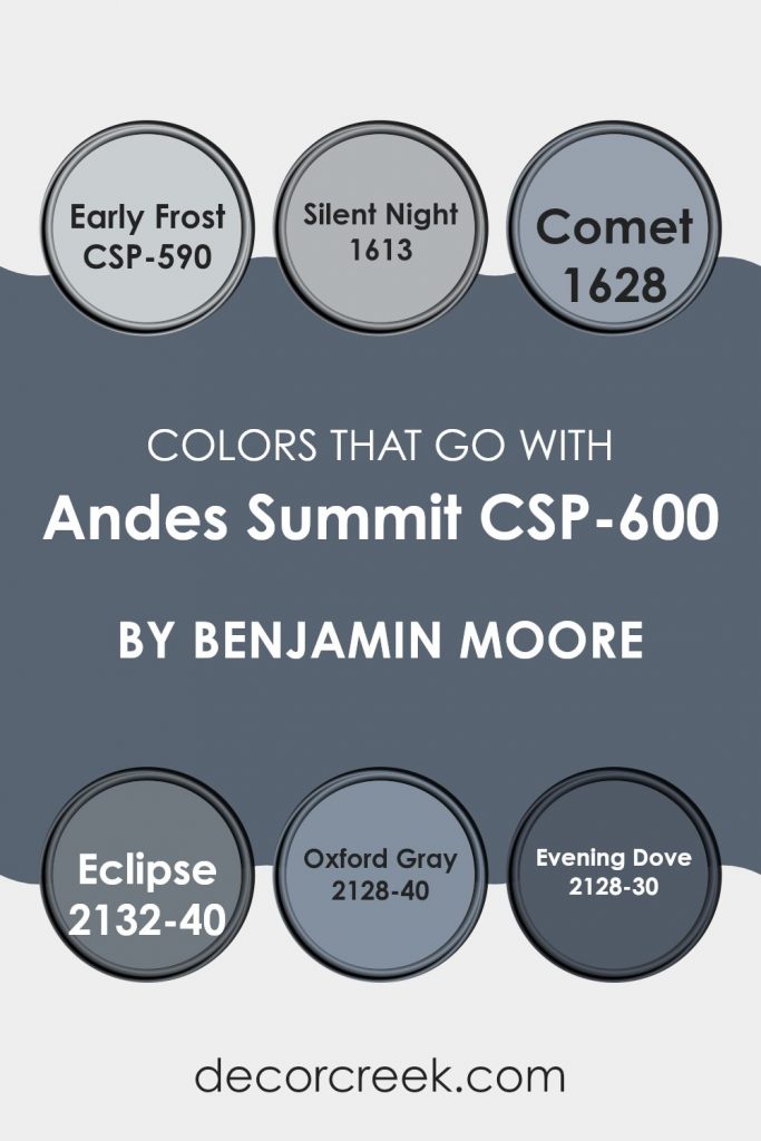 Andes Summit CSP-600 Paint Color by Benjamin Moore - DecorCreek