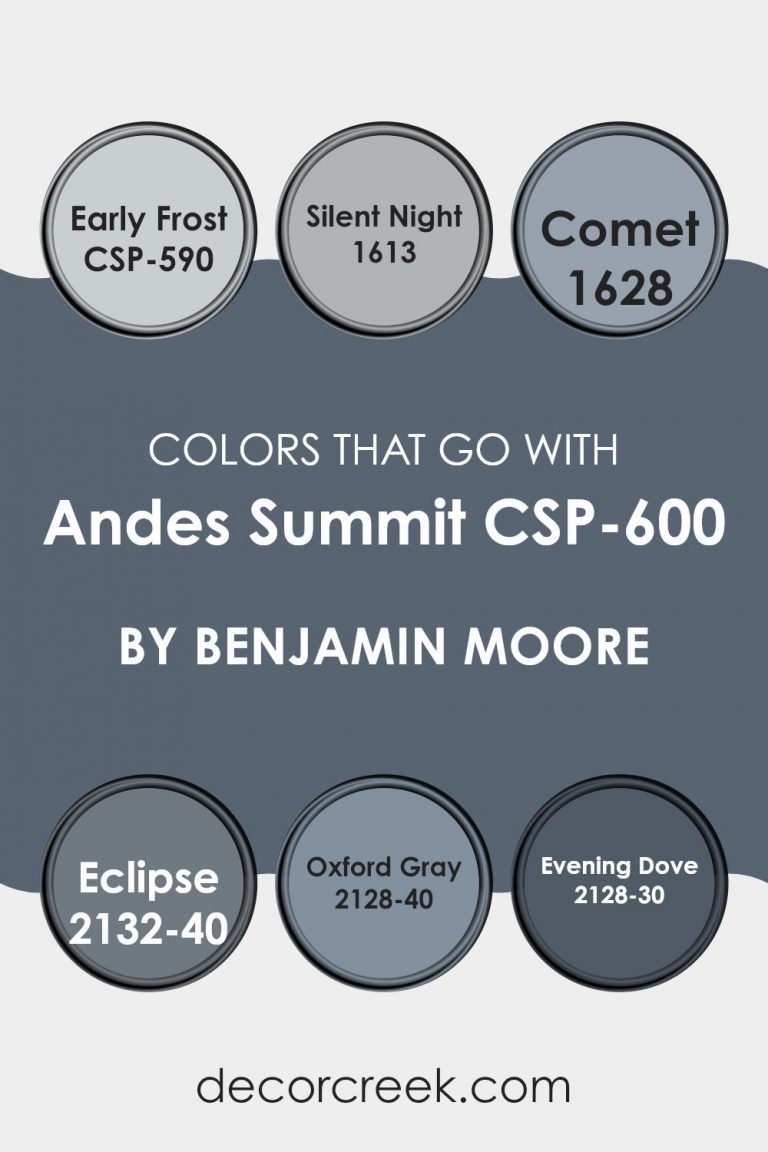 Andes Summit CSP-600 Paint Color by Benjamin Moore - DecorCreek