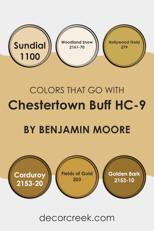 Chestertown Buff HC-9 Paint Color by Benjamin Moore - DecorCreek