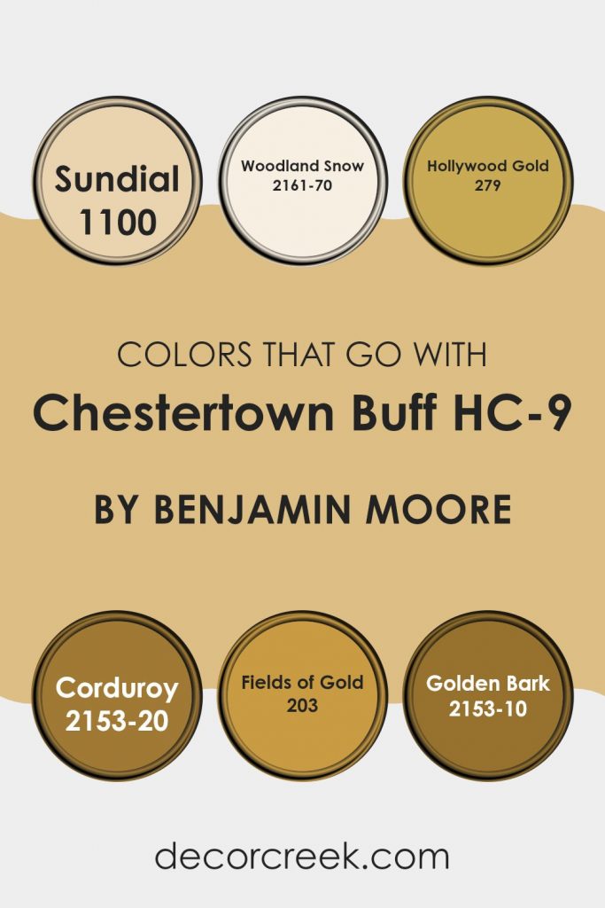 Chestertown Buff HC-9 Paint Color by Benjamin Moore - DecorCreek