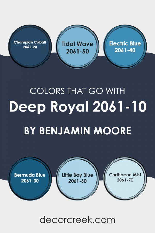 Deep Royal 2061-10 Paint Color by Benjamin Moore - DecorCreek