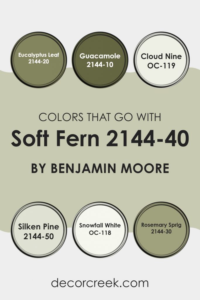 Soft Fern 2144-40 Paint Color by Benjamin Moore - DecorCreek