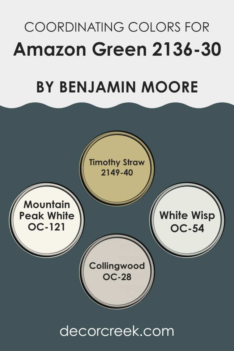 Amazon Green 2136-30 Paint Color by Benjamin Moore - DecorCreek