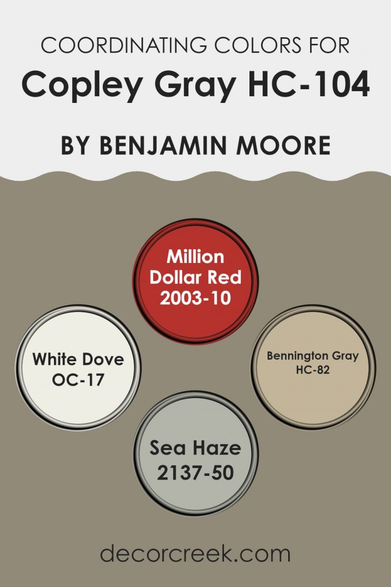 Copley Gray HC-104 Paint Color by Benjamin Moore - DecorCreek