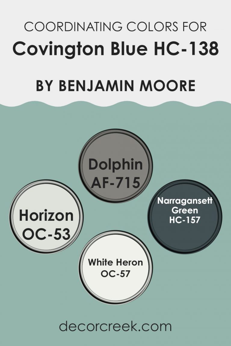 Covington Blue HC-138 Paint Color by Benjamin Moore - DecorCreek