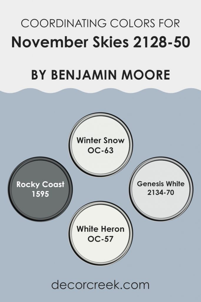 November Skies 2128-50 Paint Color by Benjamin Moore - DecorCreek