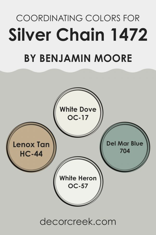 Silver Chain 1472 Paint Color by Benjamin Moore - DecorCreek
