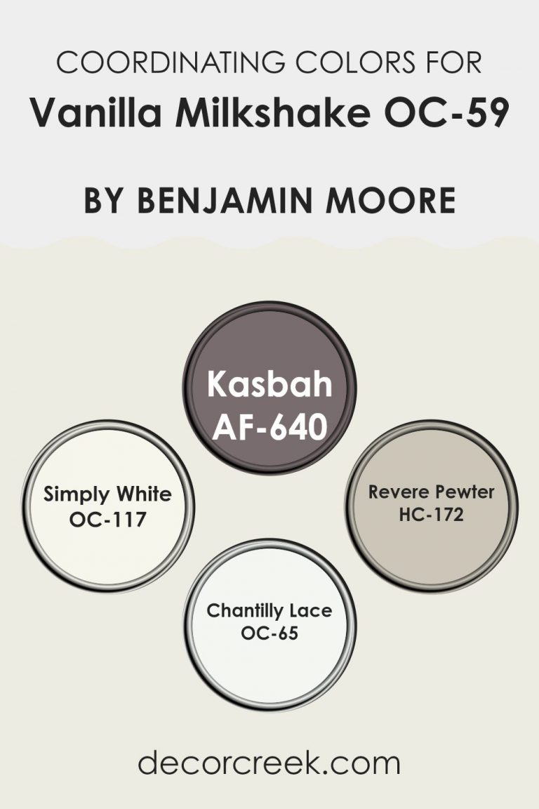 Vanilla Milkshake OC-59 Paint Color by Benjamin Moore - DecorCreek
