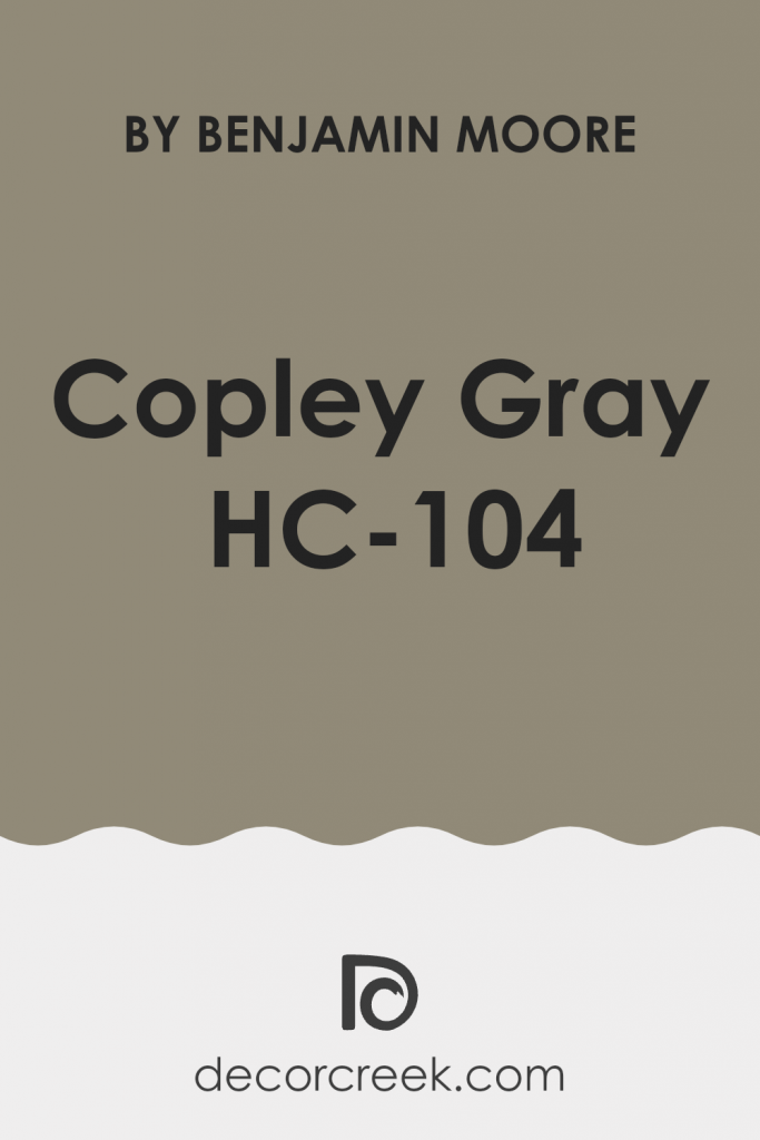 Copley Gray HC-104 Paint Color by Benjamin Moore - DecorCreek