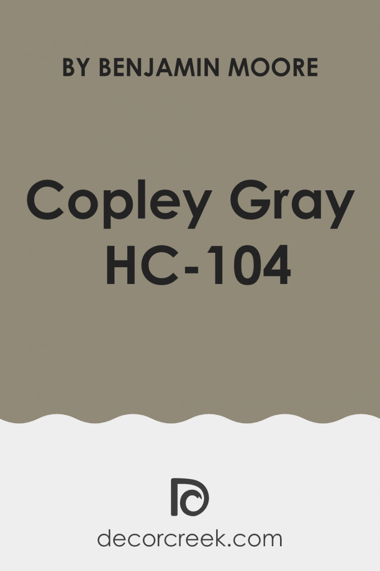 Copley Gray HC-104 Paint Color by Benjamin Moore - DecorCreek