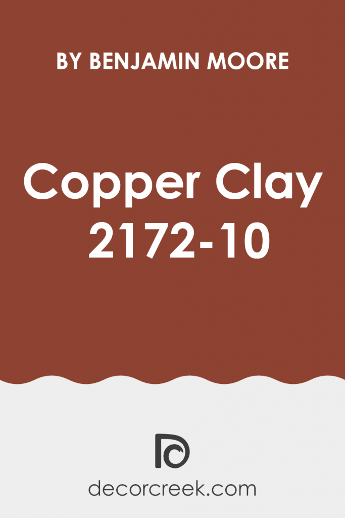 Copper Clay 2172-10 Paint Color by Benjamin Moore - DecorCreek
