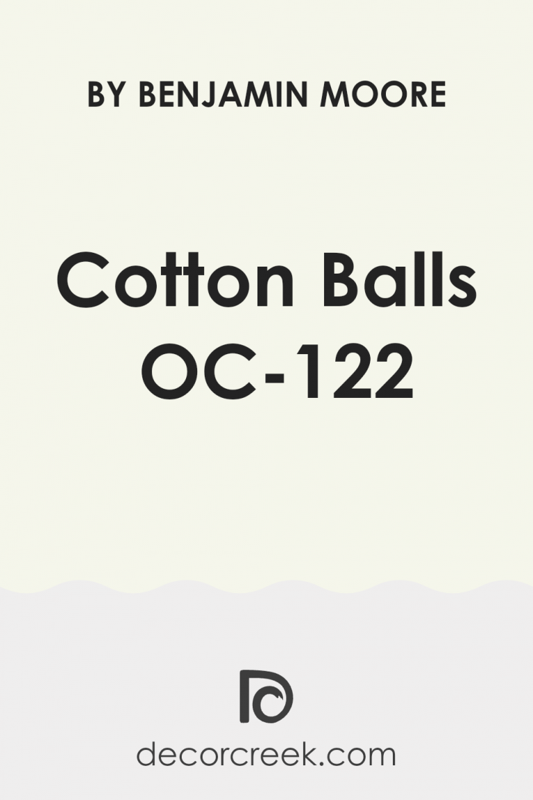 Cotton Balls OC-122 Paint Color by Benjamin Moore - DecorCreek