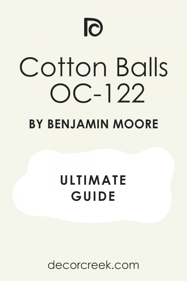 Cotton Balls OC-122 Paint Color by Benjamin Moore - DecorCreek