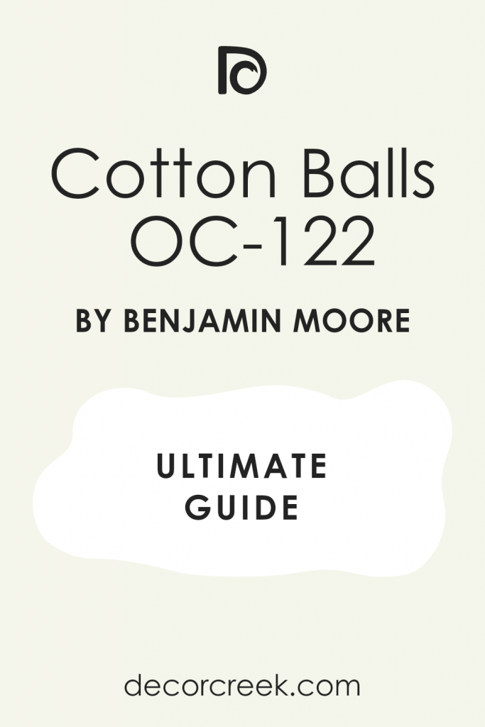 Cotton Balls OC-122 Paint Color by Benjamin Moore - DecorCreek
