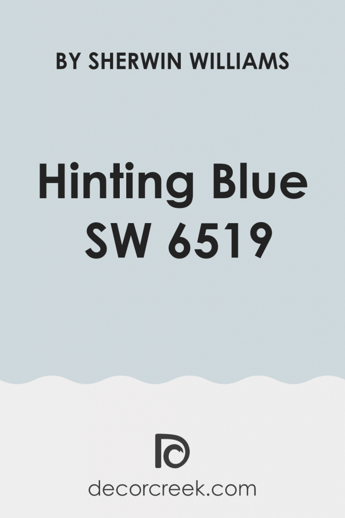 Hinting Blue SW 6519 Paint Color by Sherwin Williams - DecorCreek