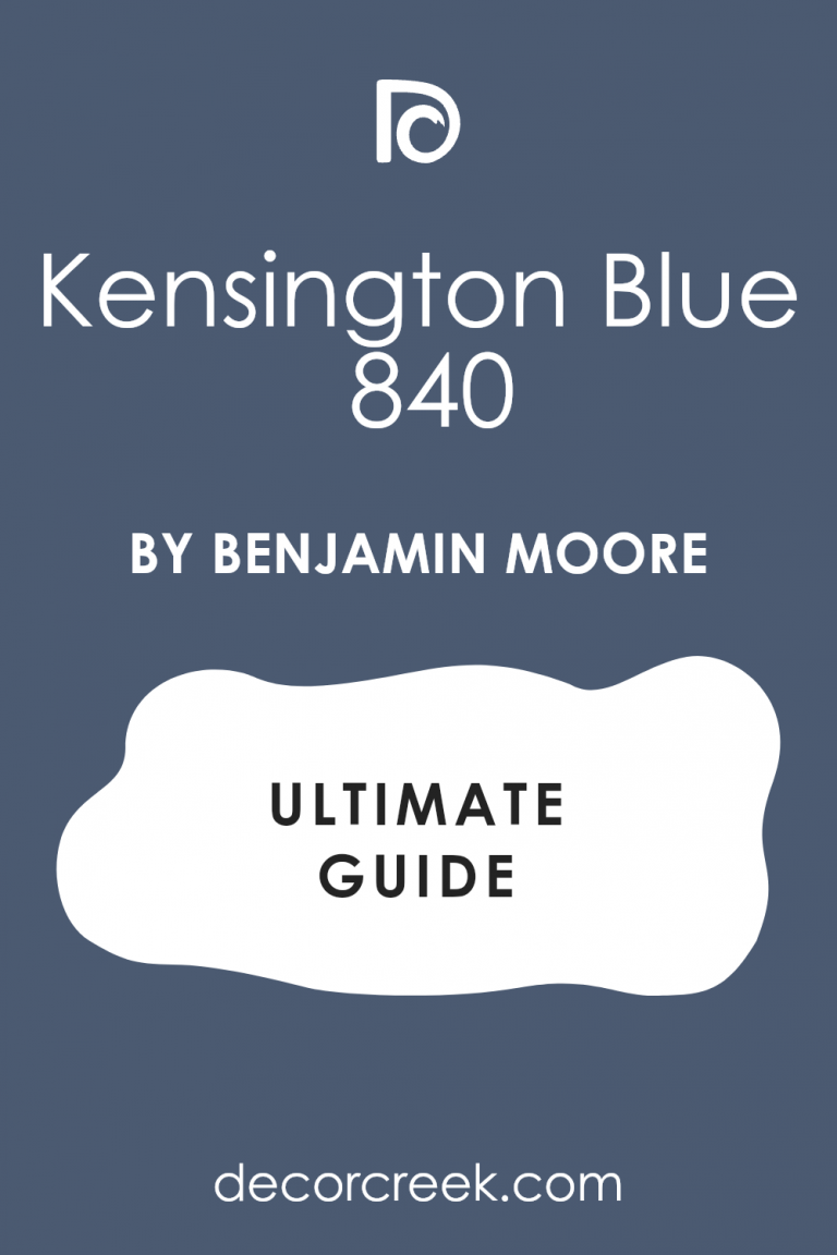 Kensington Blue 840 Paint Color by Benjamin Moore - DecorCreek