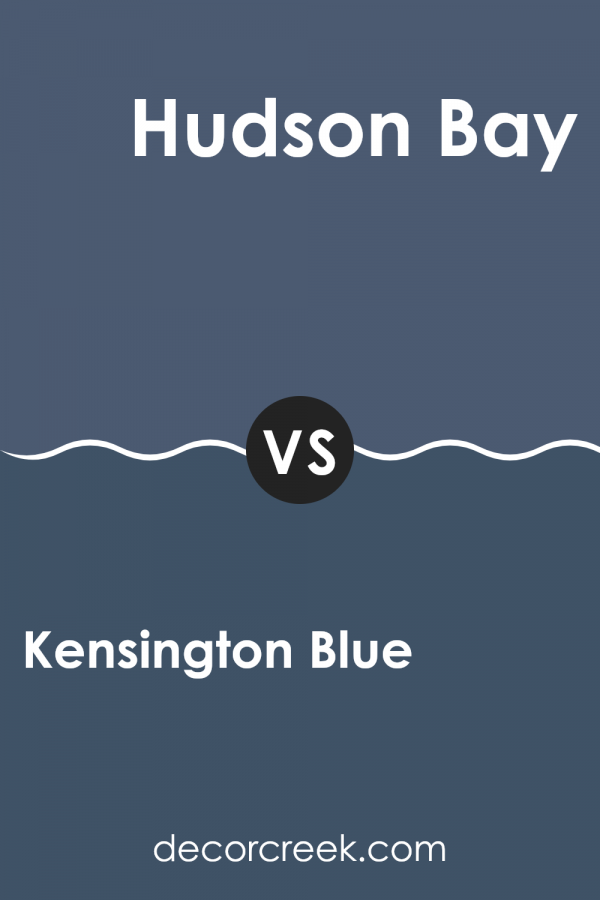 Kensington Blue 840 Paint Color by Benjamin Moore - DecorCreek