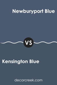 Kensington Blue 840 Paint Color by Benjamin Moore - DecorCreek