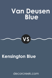 Kensington Blue 840 Paint Color by Benjamin Moore - DecorCreek