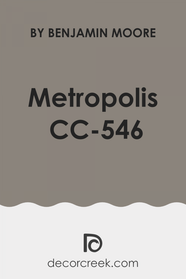 Metropolis CC-546 Paint Color by Benjamin Moore - DecorCreek
