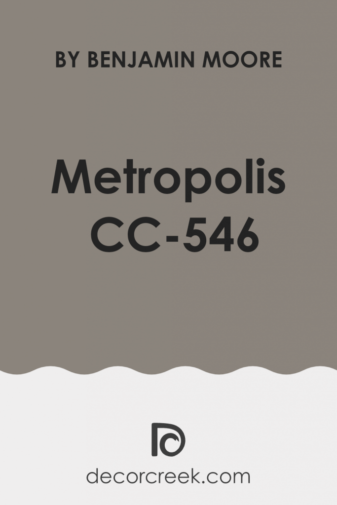 Metropolis CC-546 Paint Color by Benjamin Moore - DecorCreek