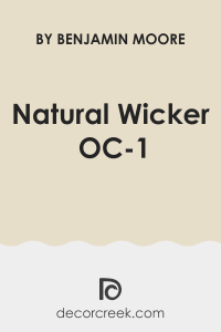 Natural Wicker OC-1 Paint Color by Benjamin Moore - DecorCreek