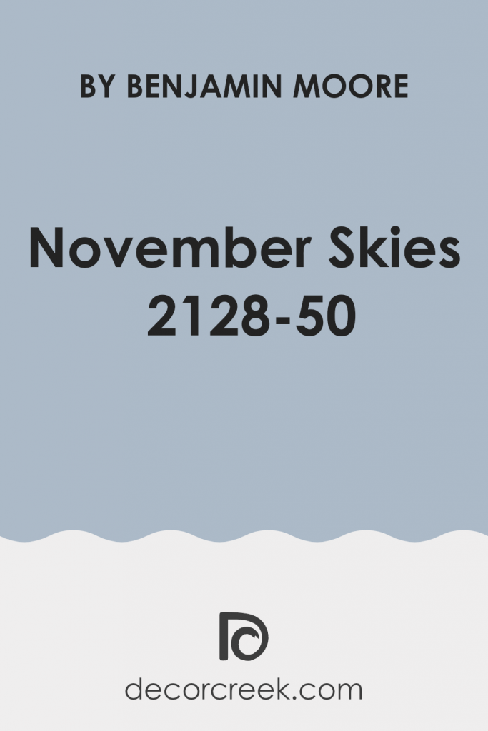 November Skies 2128-50 Paint Color by Benjamin Moore - DecorCreek