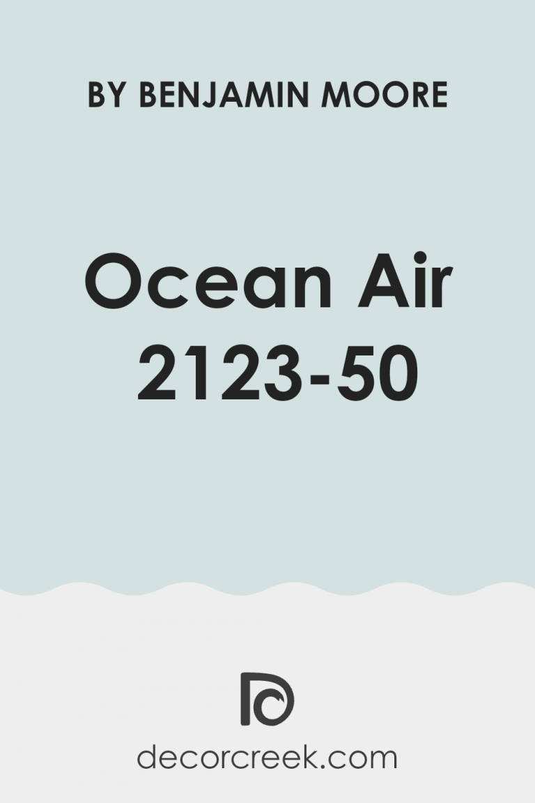 Ocean Air 2123-50 Paint Color by Benjamin Moore - DecorCreek
