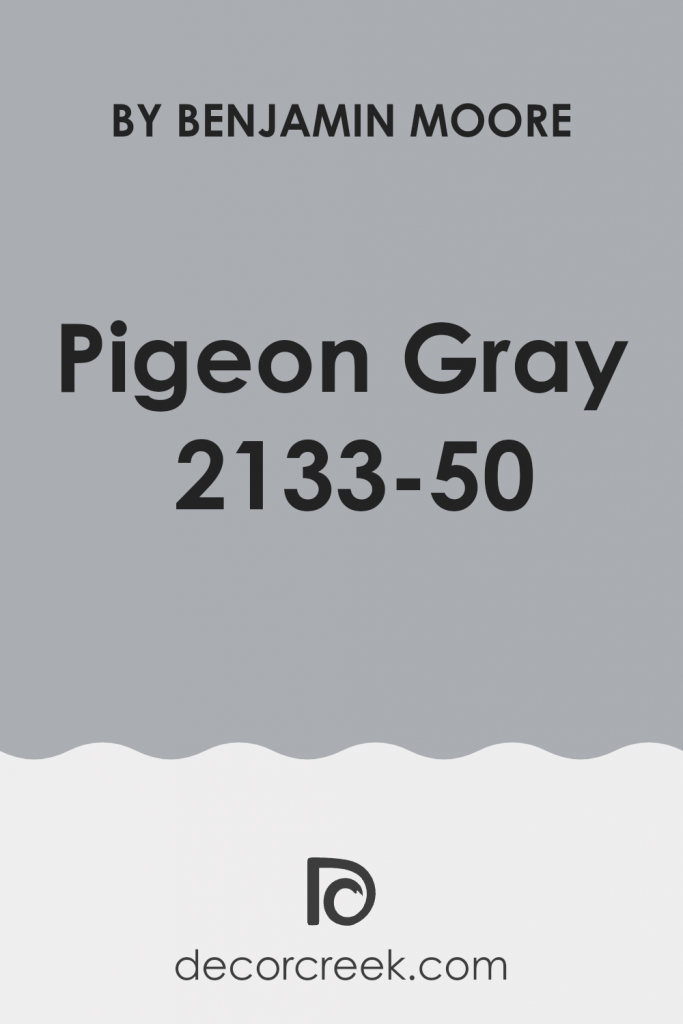 Pigeon Gray 2133-50 Paint Color by Benjamin Moore - DecorCreek