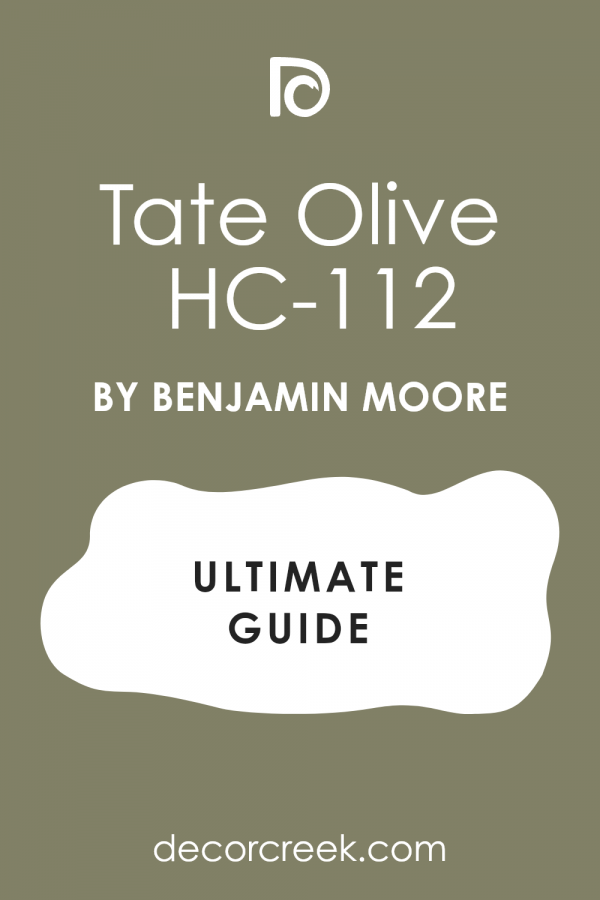 Tate Olive HC-112 Paint Color by Benjamin Moore - DecorCreek