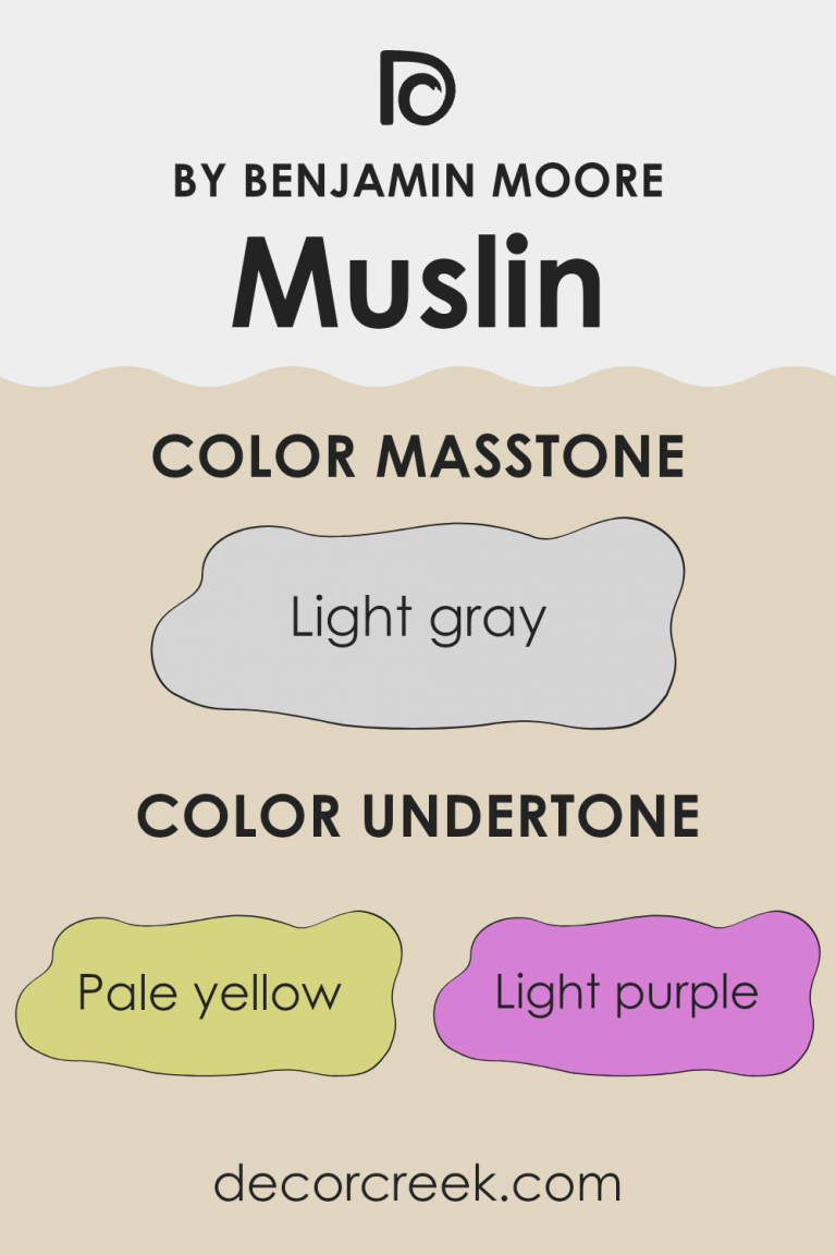Muslin OC-12 Paint Color by Benjamin Moore - DecorCreek