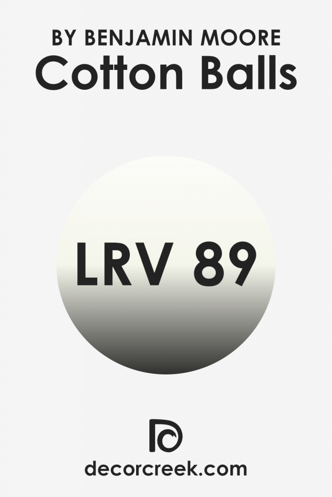 Cotton Balls OC-122 Paint Color by Benjamin Moore - DecorCreek