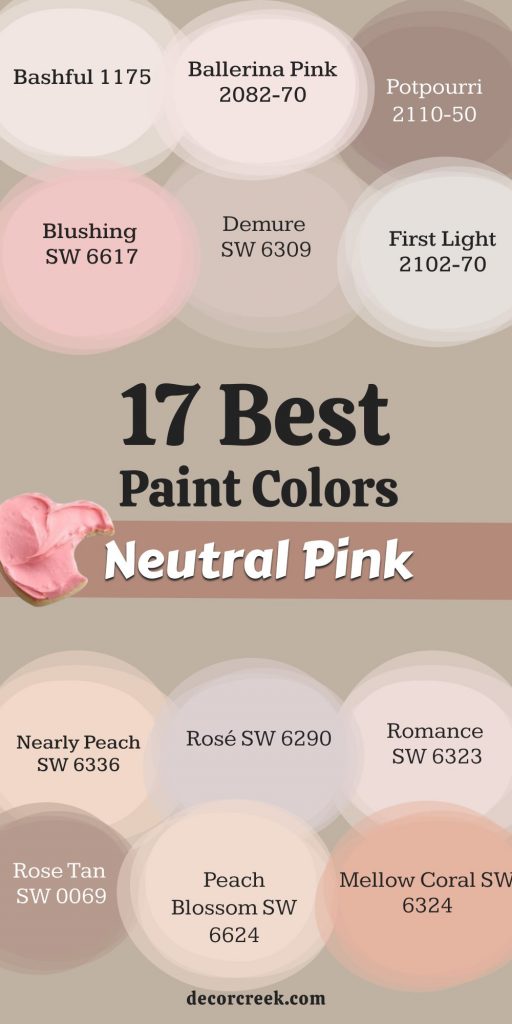 17 Picks for the Best Neutral Pink Paint Colors in 2026