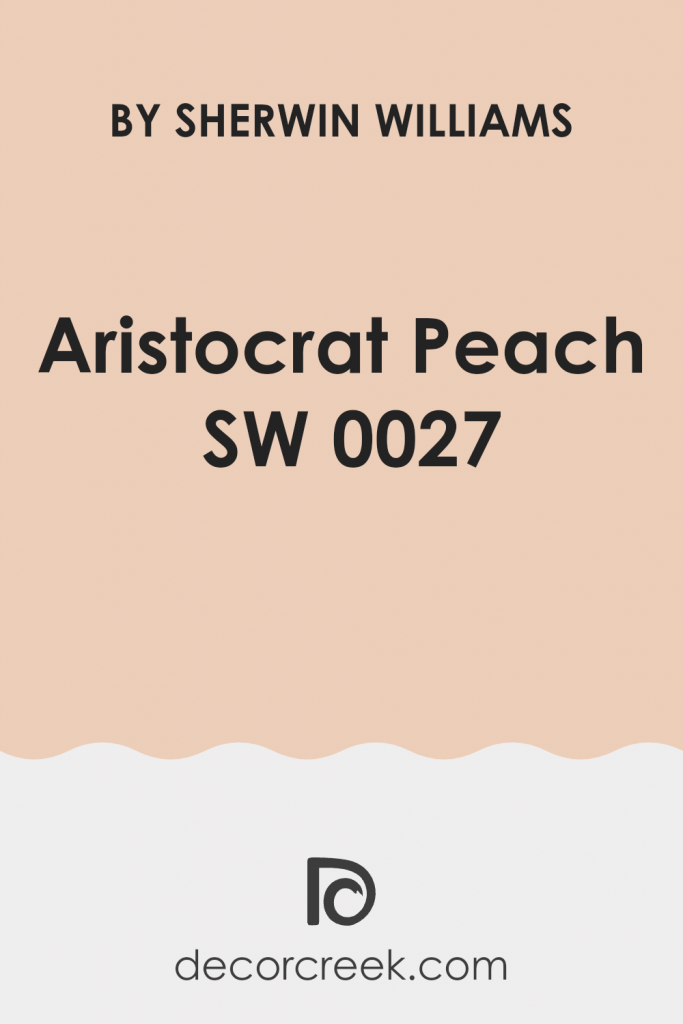 Aristocrat Peach SW 0027 Paint Color by Sherwin Williams - DecorCreek