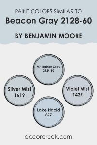 Beacon Gray 2128-60 Paint Color by Benjamin Moore - DecorCreek
