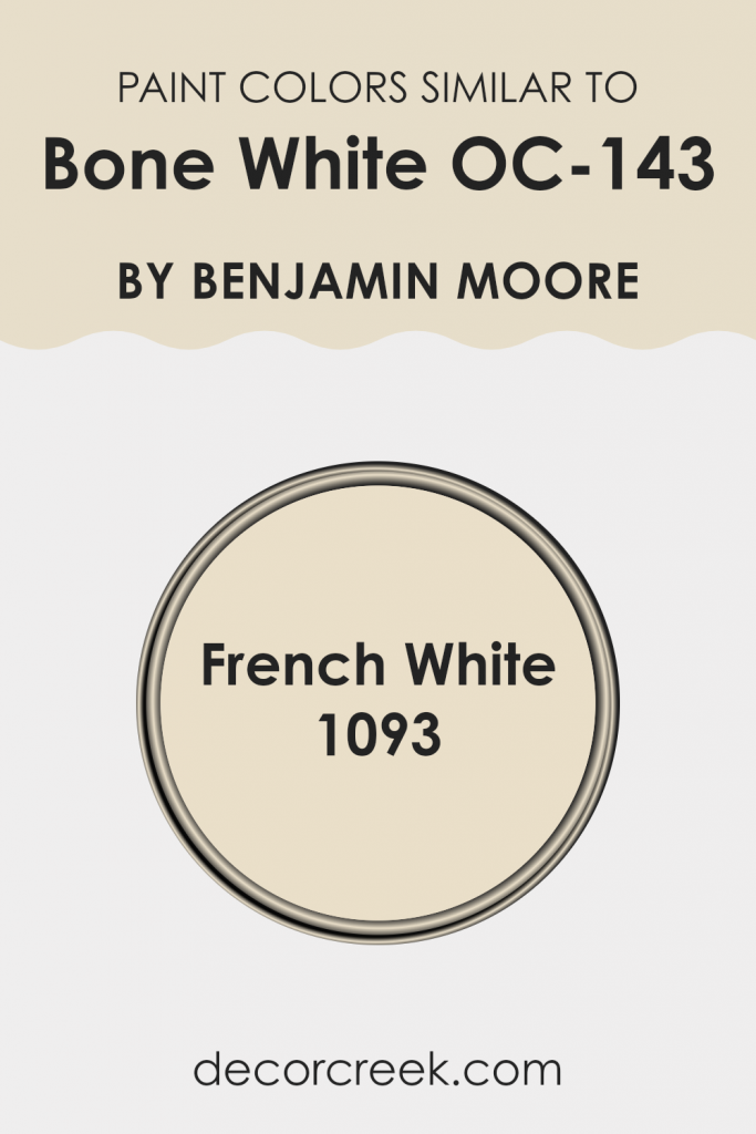 Bone White OC-143 Paint Color by Benjamin Moore - DecorCreek