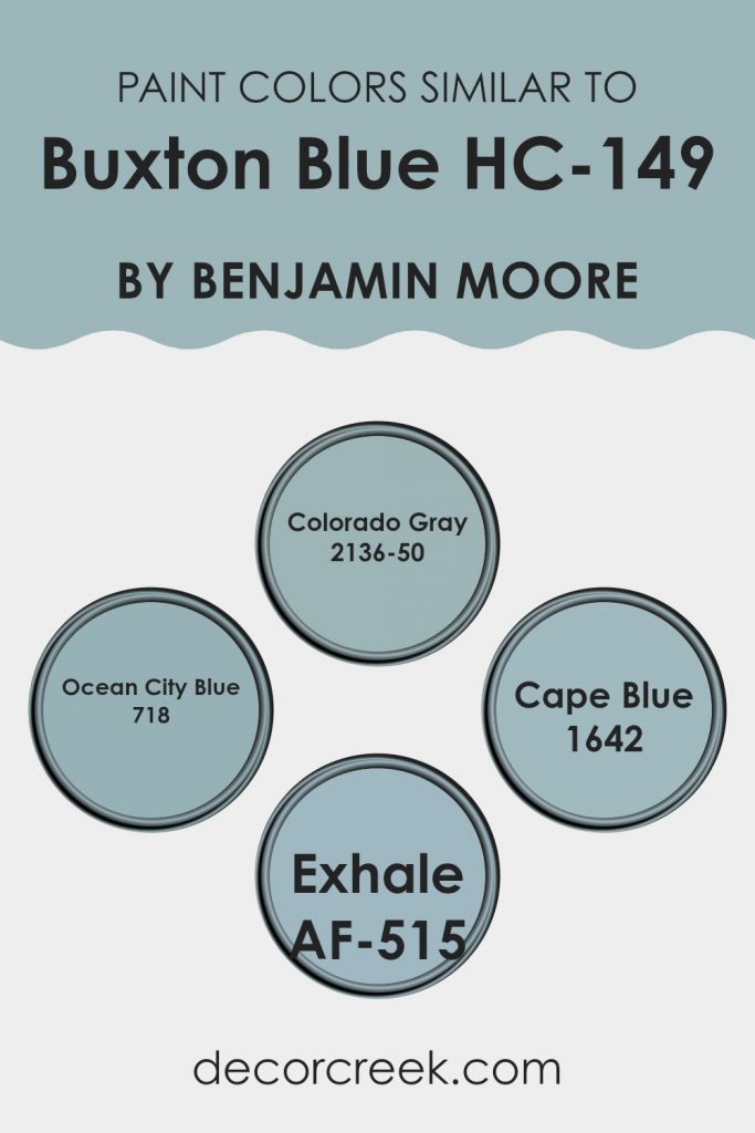 Buxton Blue HC-149 Paint Color by Benjamin Moore - DecorCreek